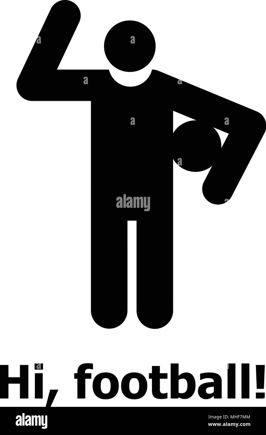 Football icon, simple style Stock Vector Image & Art - Alamy