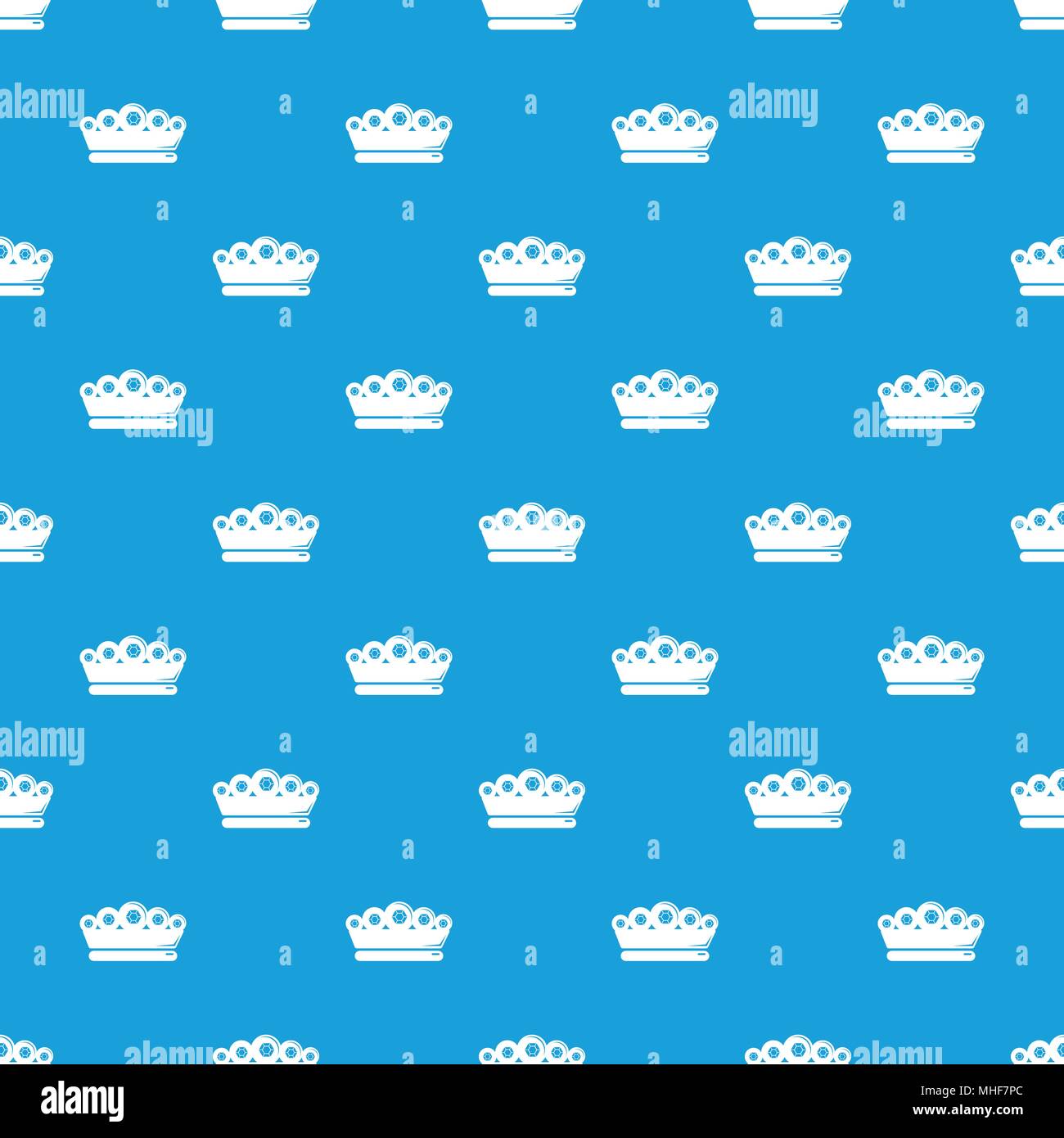 King crown pattern vector seamless blue Stock Vector Image & Art - Alamy