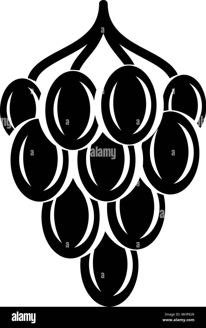 Grape icon, simple style Stock Vector Image & Art - Alamy