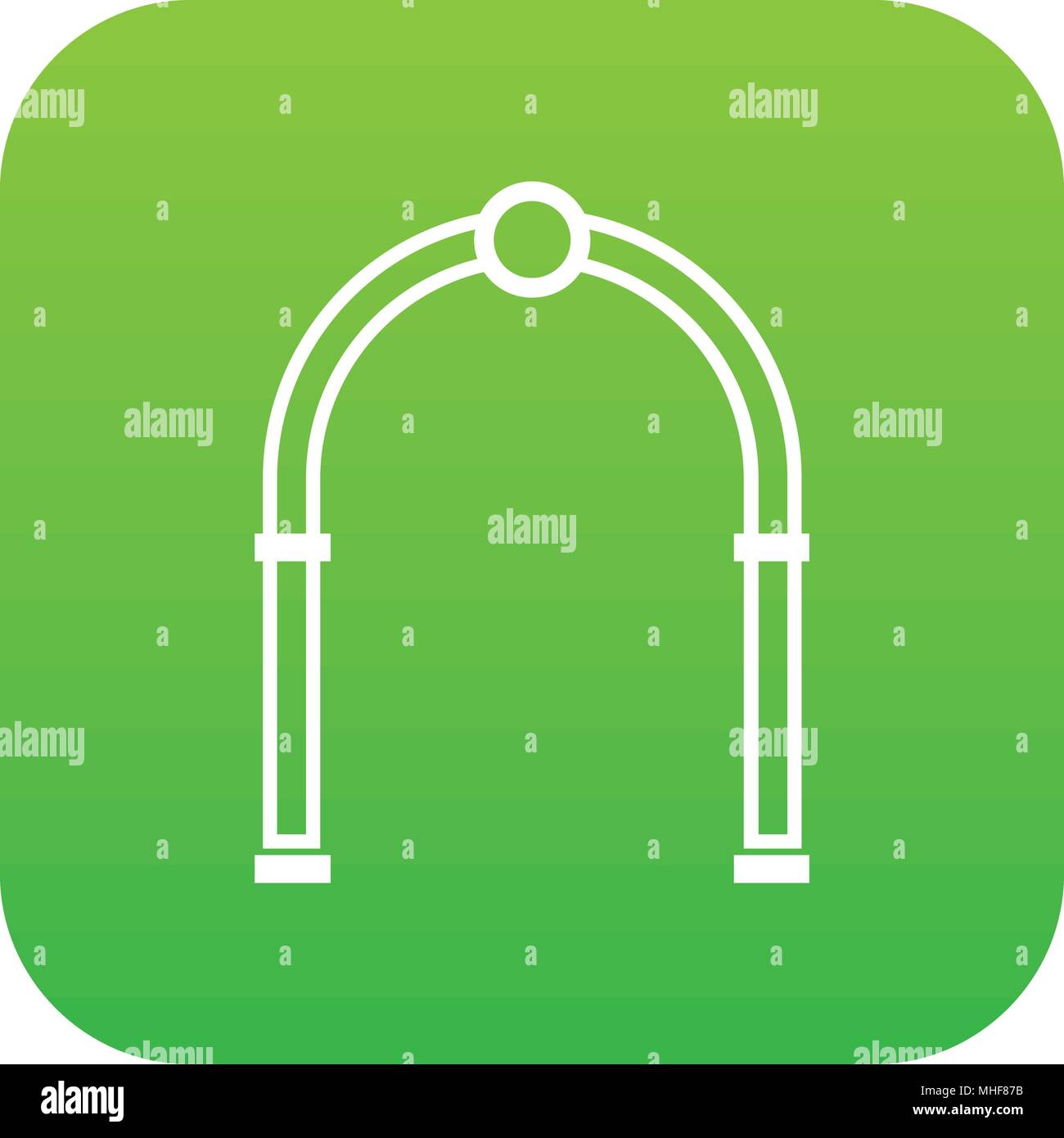 Arch icon digital green Stock Vector Image & Art - Alamy