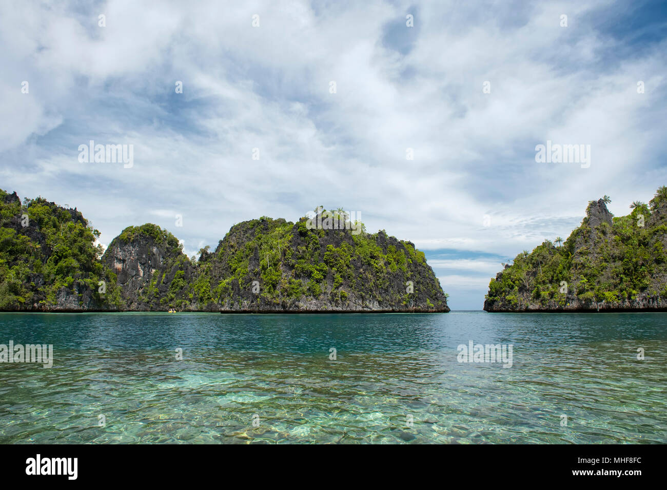 Raja Ampat islands landscape in Papua Indonesia Stock Photo - Alamy