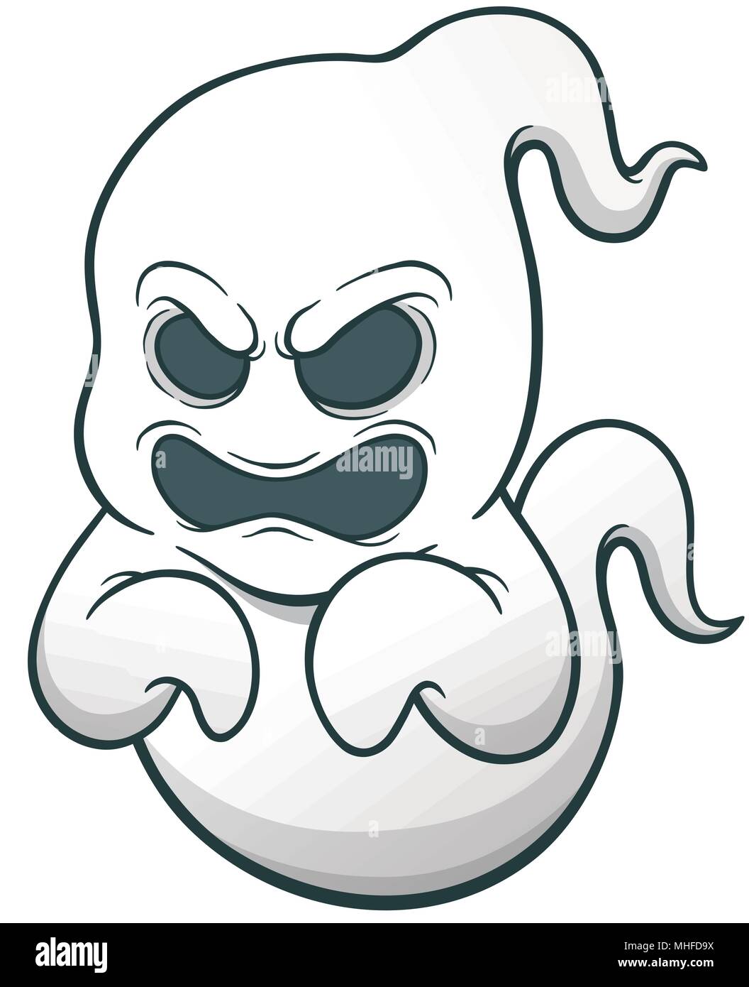 Vector illustration of Cartoon ghosts Stock Vector Image & Art - Alamy