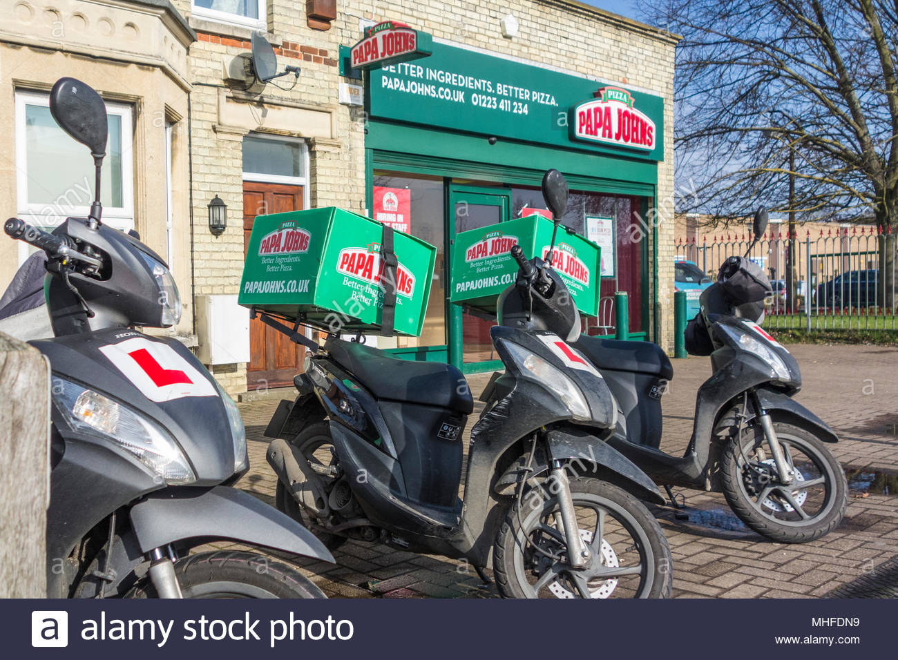 Delivery Bikes High Resolution Stock Photography and Images - Alamy