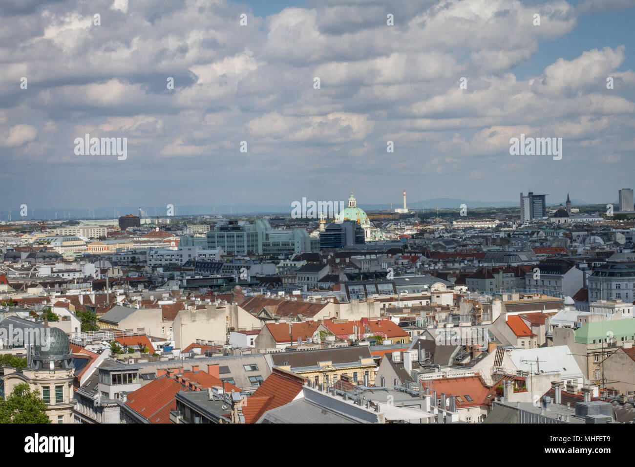 Skyline Vienna, Austria, Europe Stock Photo - Alamy