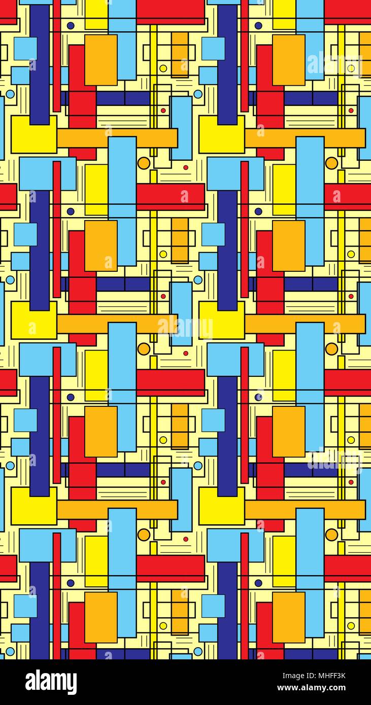 The background of colored squares, lines and strokes Stock Vector Image ...