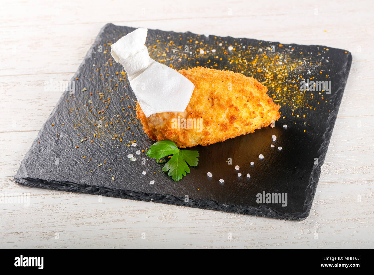 Traditional Kiev cutlet Stock Photo - Alamy