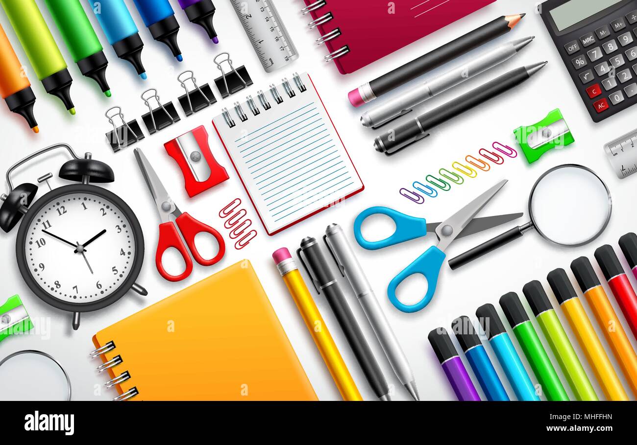 Office Supplies Wallpaper