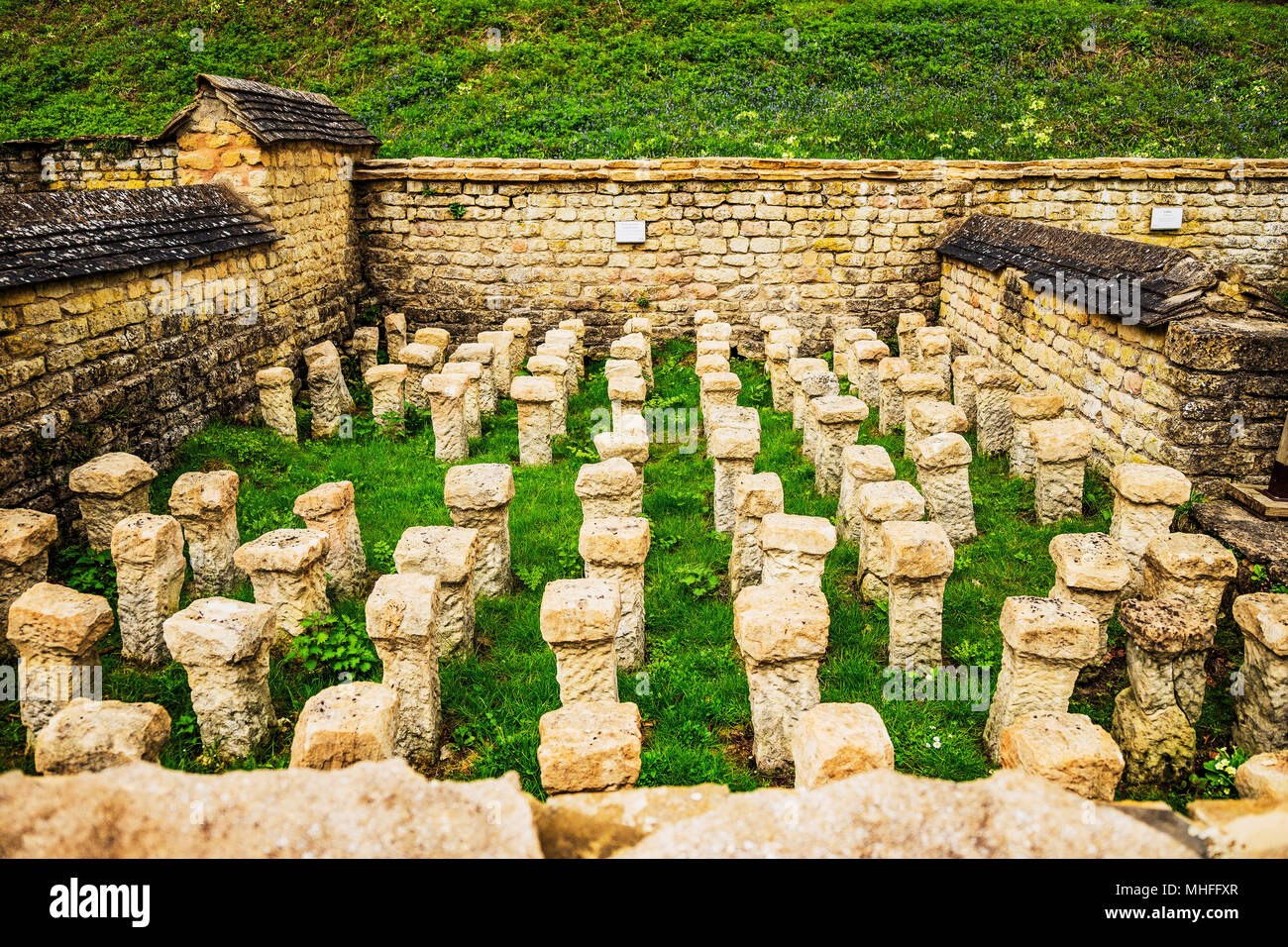 Chedworth Roman Villa is a Roman villa located near Chedworth ...