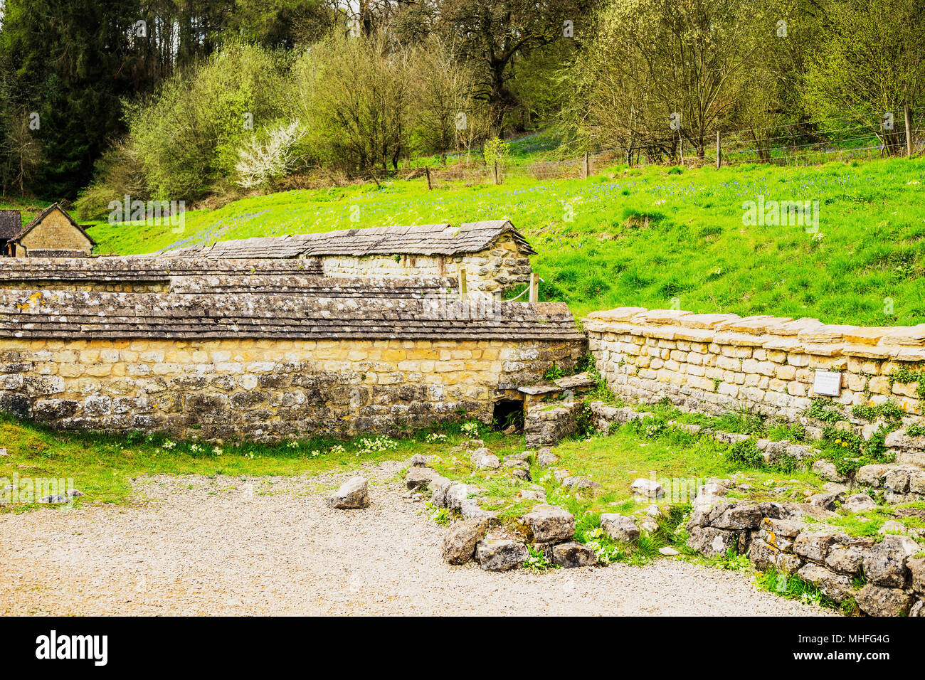 Chedworth Roman Villa is a Roman villa located near Chedworth ...