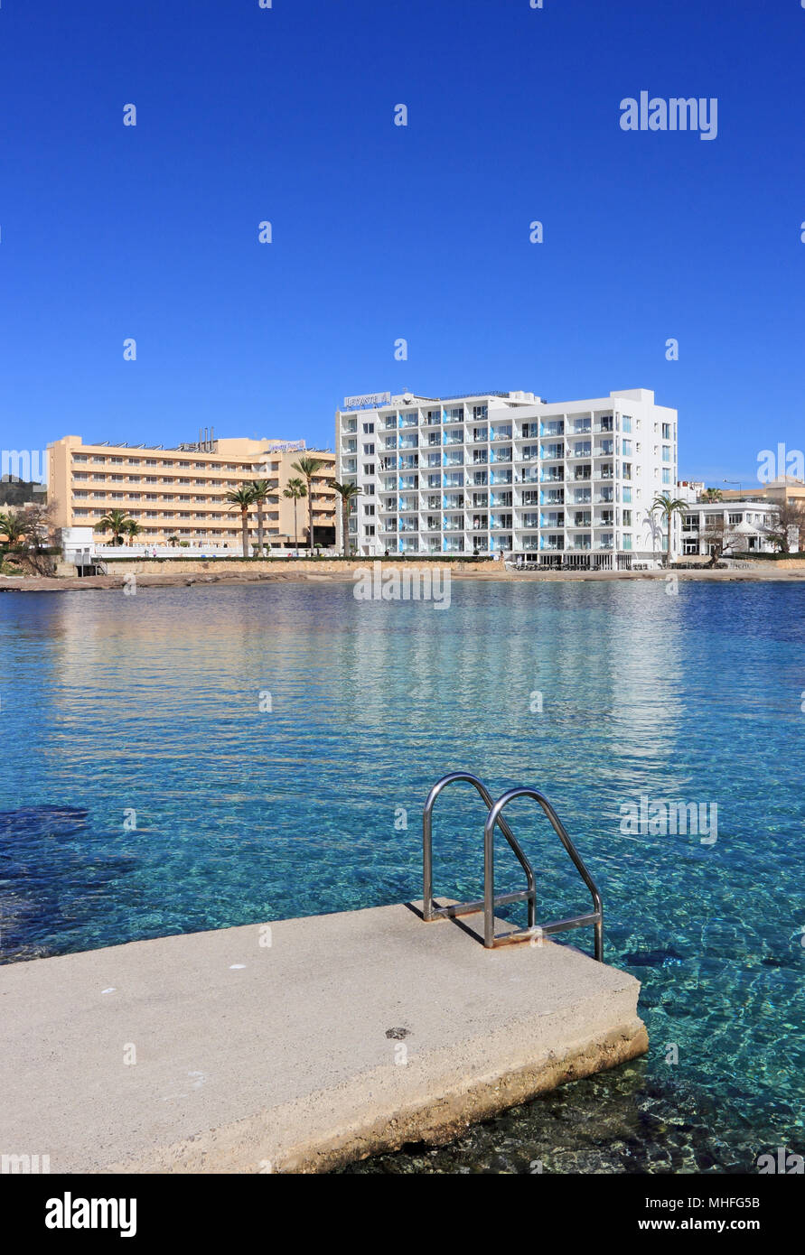 Hotels Levante and Levante Park, Cala Bona, Mallorca Stock Photo - Alamy