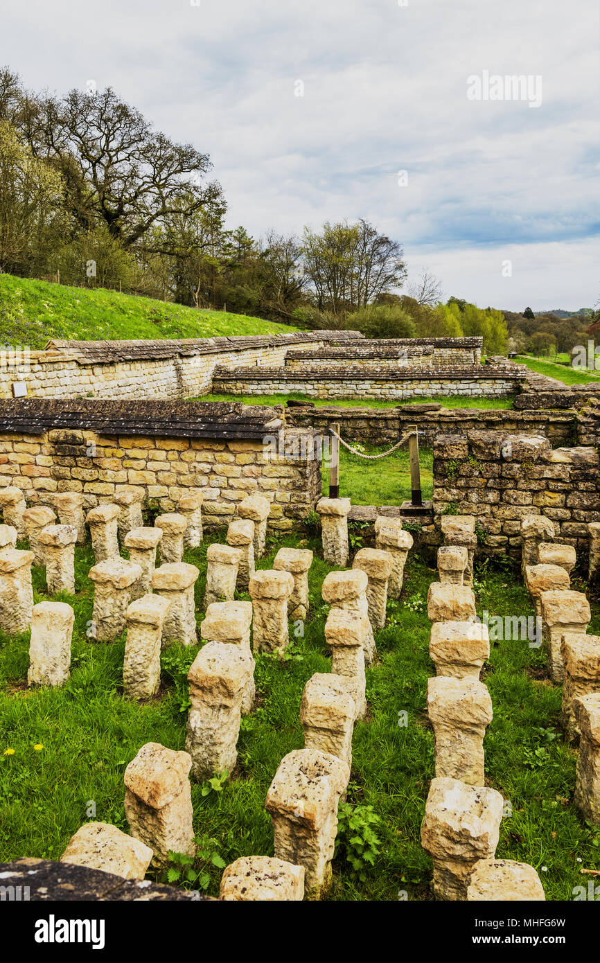 Chedworth Roman Villa is a Roman villa located near Chedworth ...