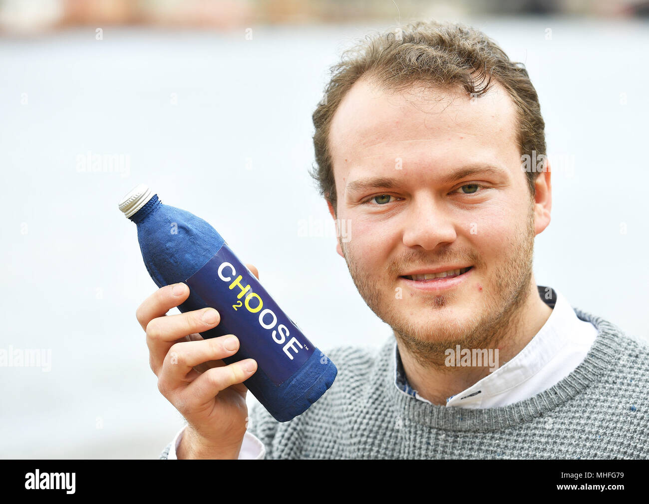 Entrepreneur James Longcroft on the south bank in central London ...