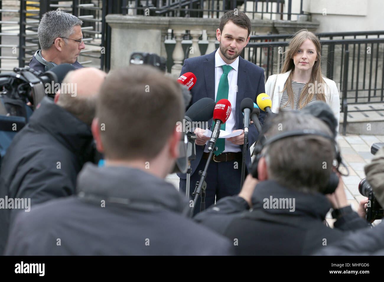 Daniel mcarthur and his wife amy hi-res stock photography and images ...