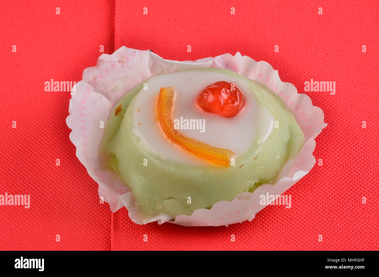 Dessert: Cassata Siciliana in restaurant Stock Photo - Alamy