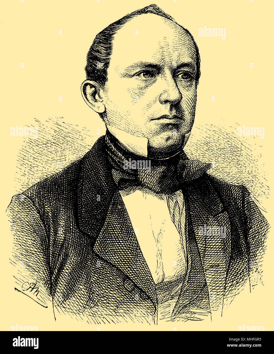 Martin Friedrich Rudolf Delbrück (born April 16, 1817 Stock Photo - Alamy