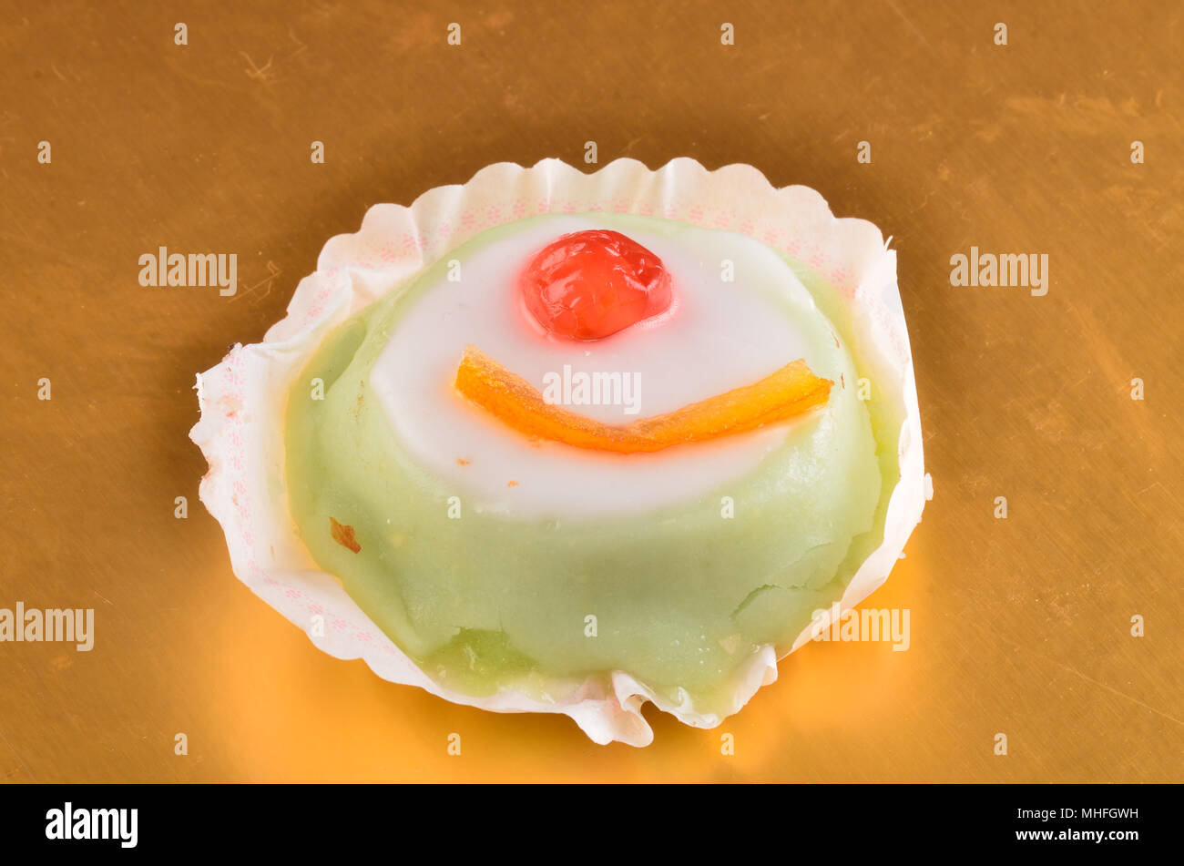 Dessert: Cassata Siciliana in restaurant Stock Photo - Alamy