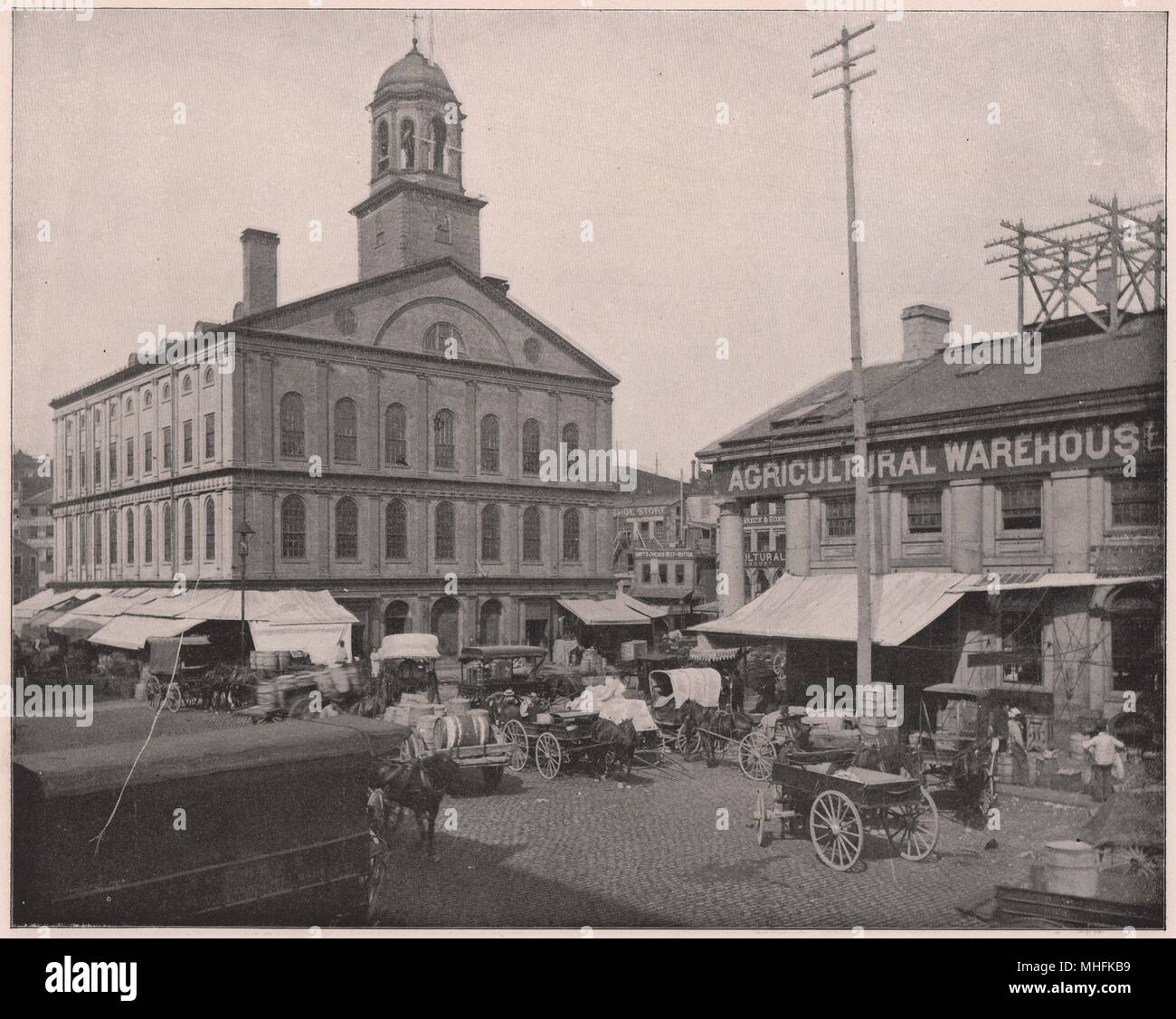 Faneuil Hall - In the very heart of old Boston near that perplexing ...