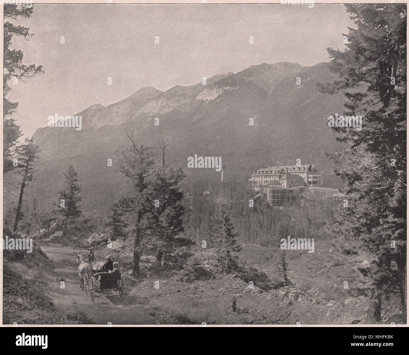 Banff Hotel - Before the splendid route known as the Canadian Pacific ...