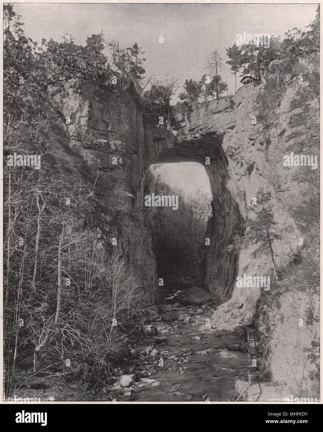 The Natural Bridge Virginia - West of the beautiful Blue Ridge ...