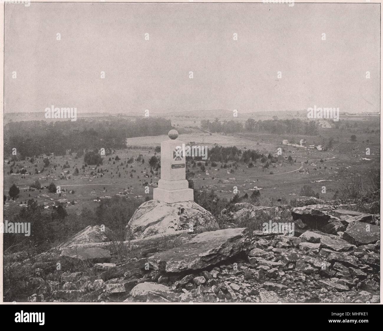 Battlefield of Gettysburg, Pennsylvania - We stand here upon ...
