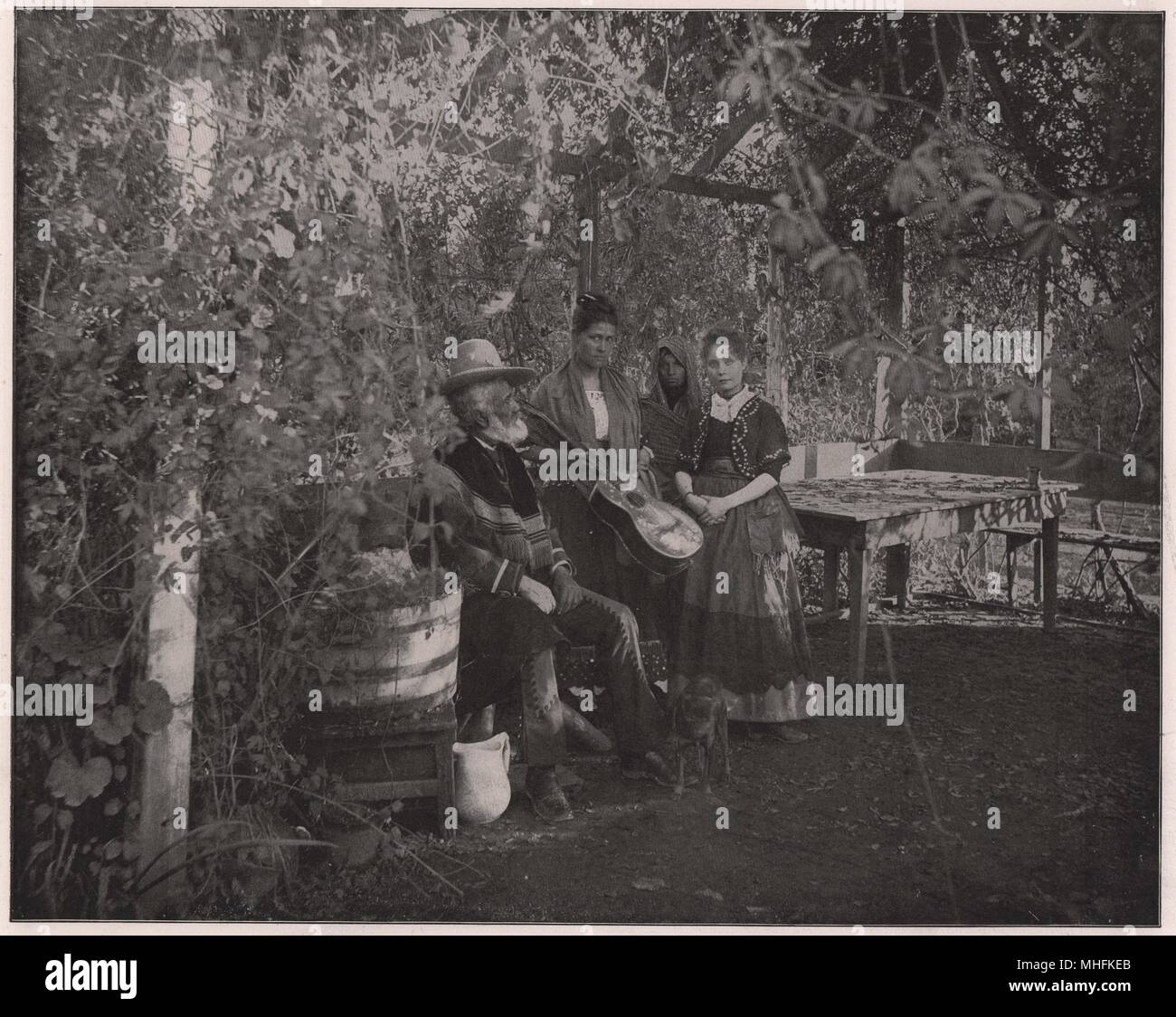 Mexican life in Southern California - Ideas of happiness differ Stock ...