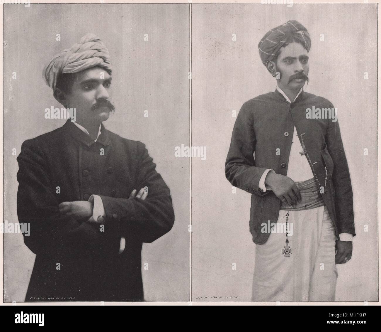 Two East Indian Types - Of the two gentlemen in the above picture, and ...