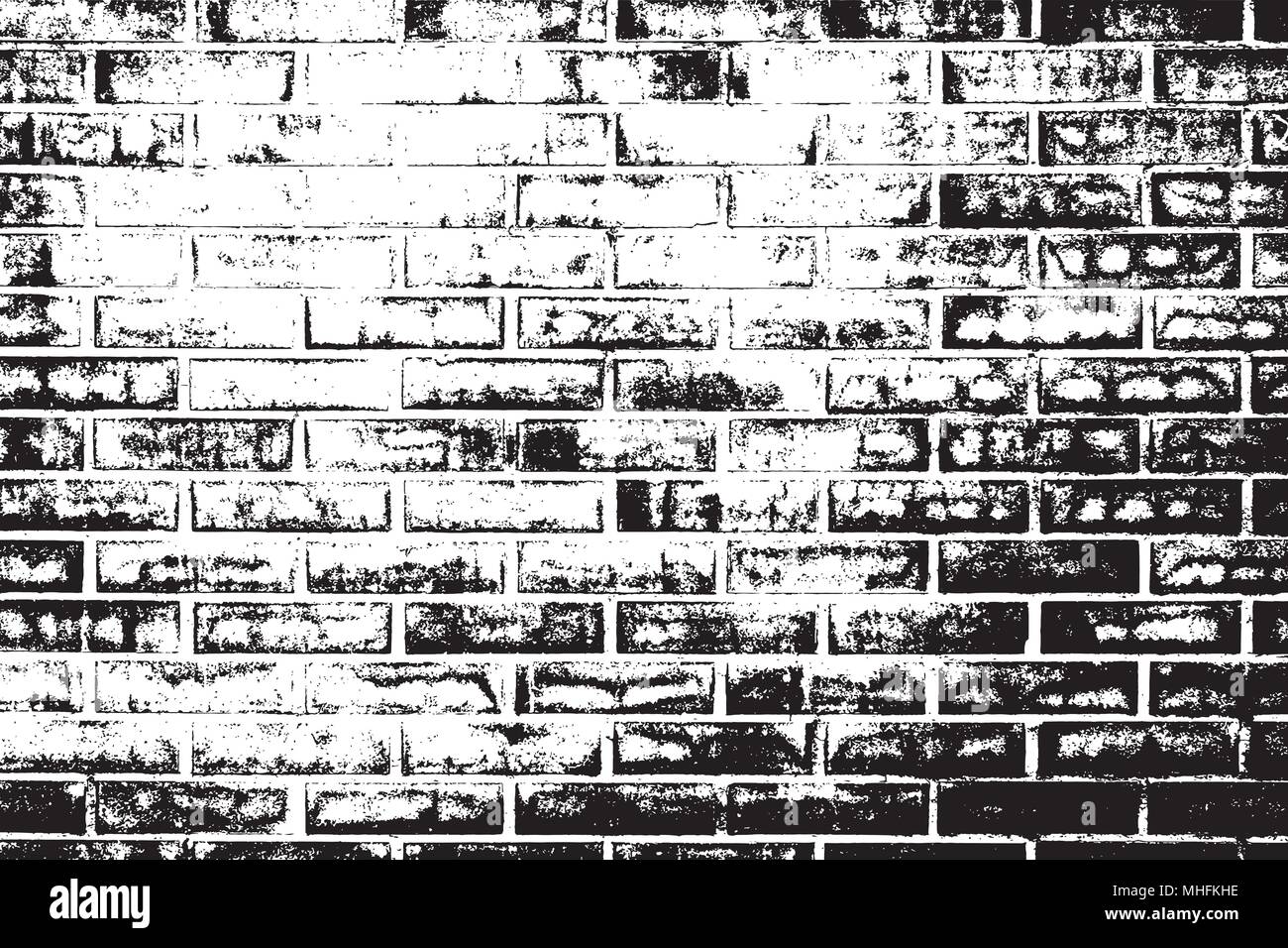 Brickwall Overlay Texture Stock Vector Image & Art - Alamy