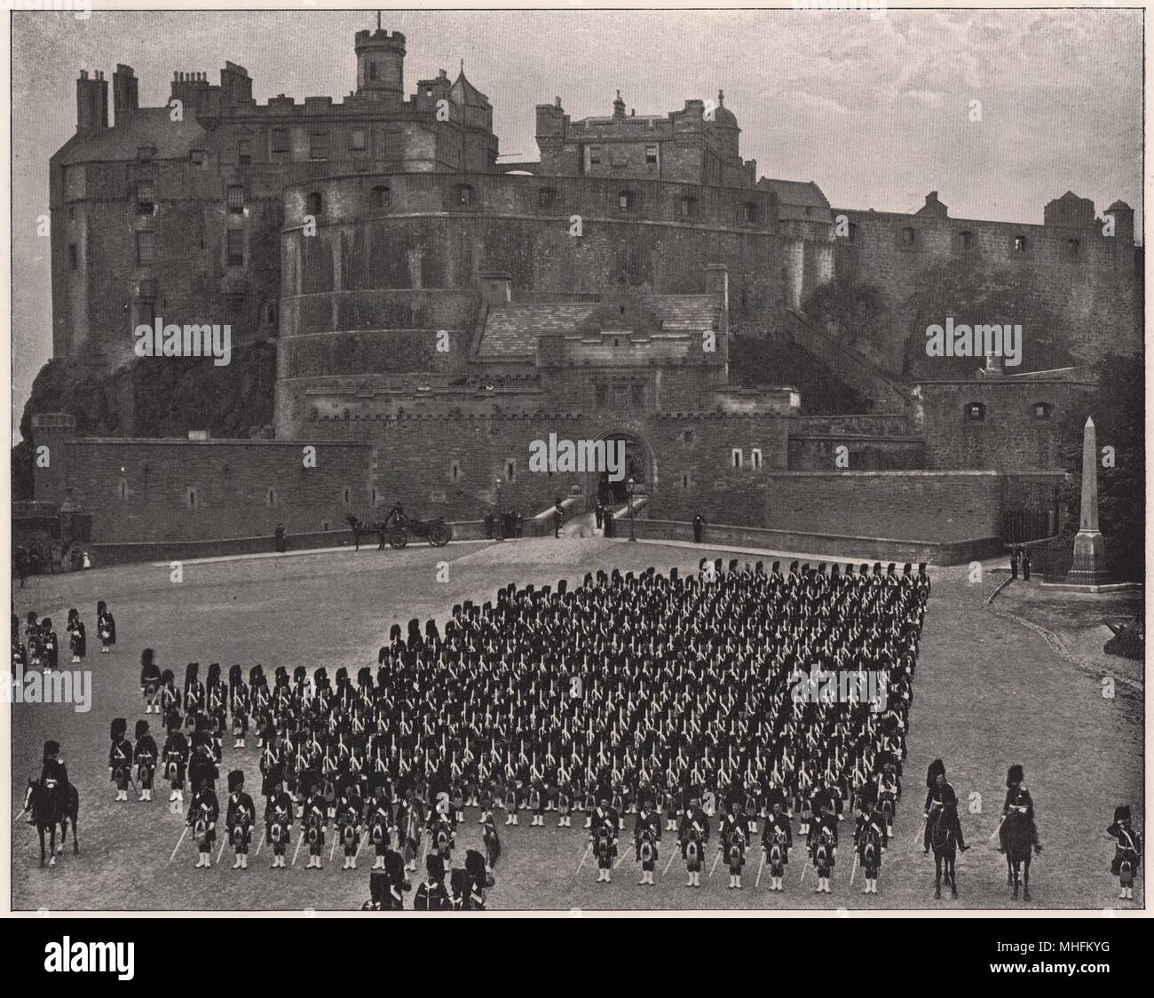 Edinburgh Castle, called in ancient times the "Winged Castle," because ...