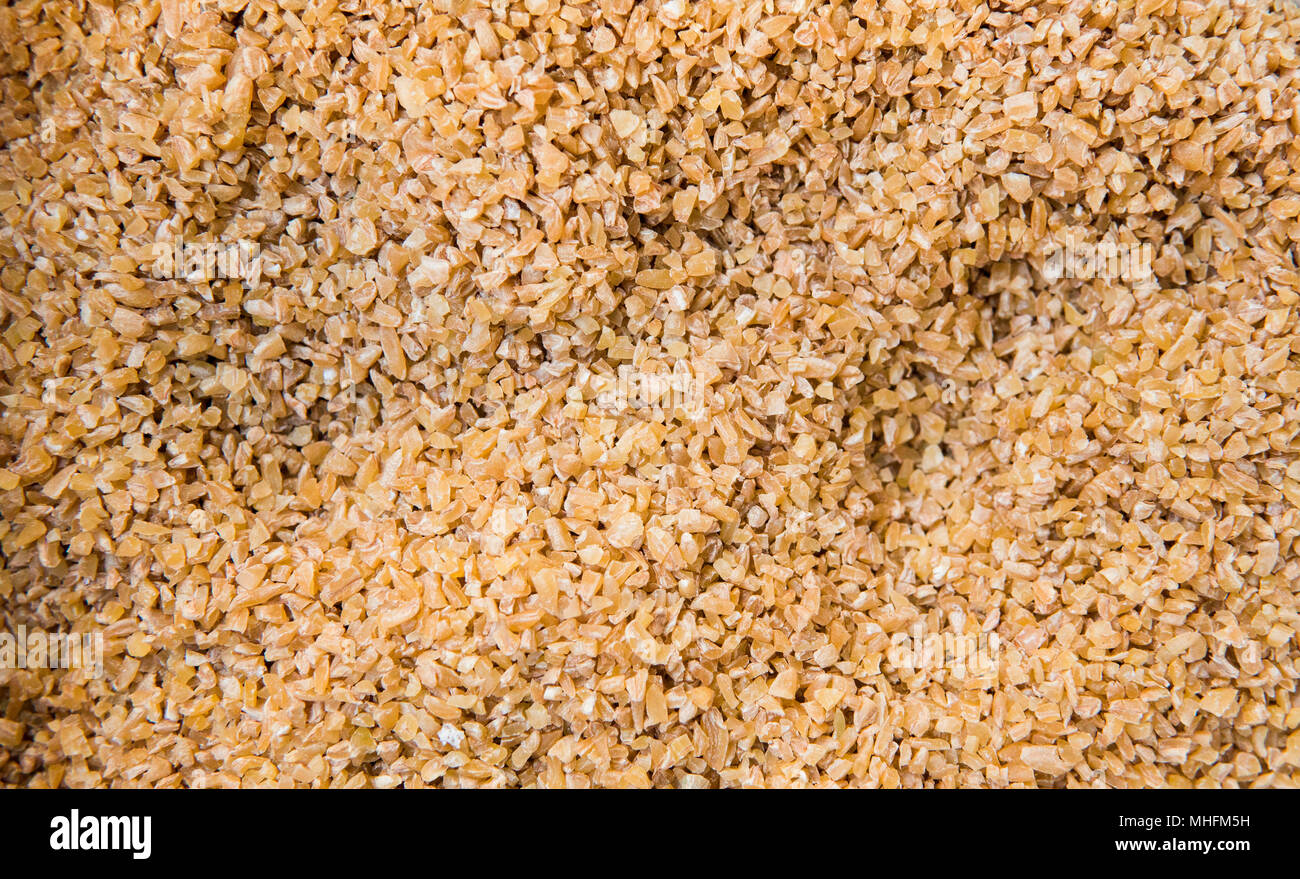 Corn grits for cooking tasty and healthy food. Close-up. Background ...