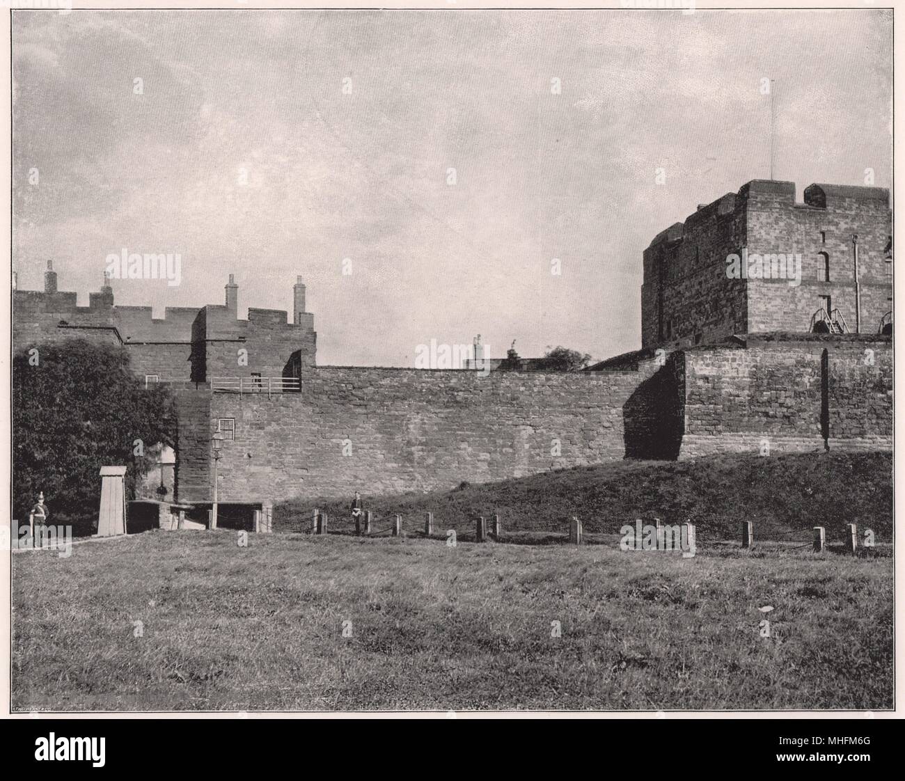 Carlisle Castle, so rich in memories of border forays and moss troopers ...