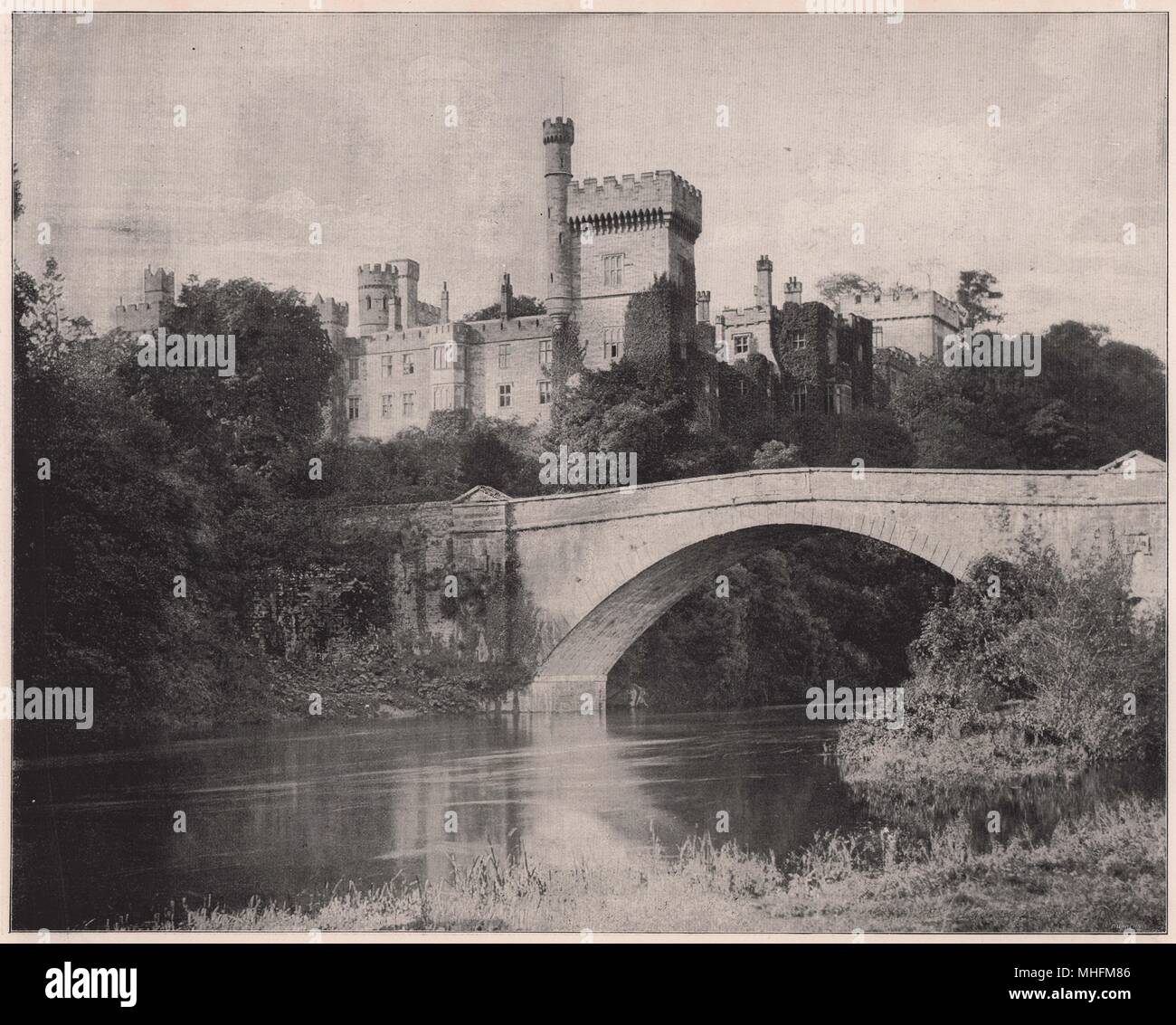 Lismore Castle, Lismore, County Waterford, one of the seats of the Duke ...