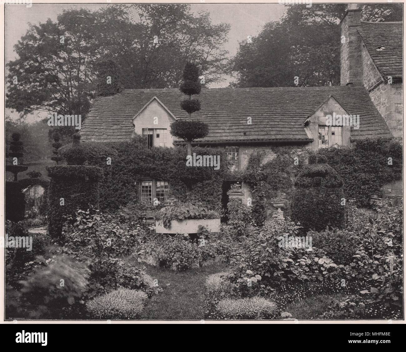 The Cottage near Haddon Hall, Derbyshire, is the lodge of the custodian ...