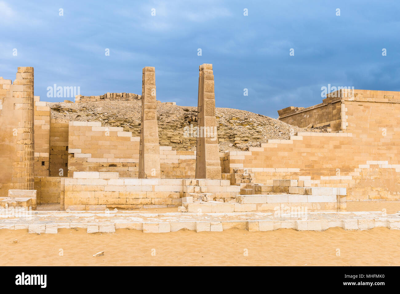 Funerary complex of djoser hi-res stock photography and images - Alamy