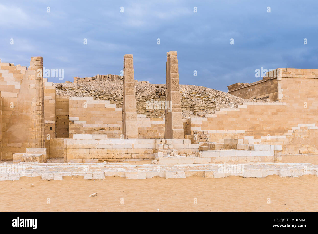 Funerary complex of zoser hi-res stock photography and images - Alamy