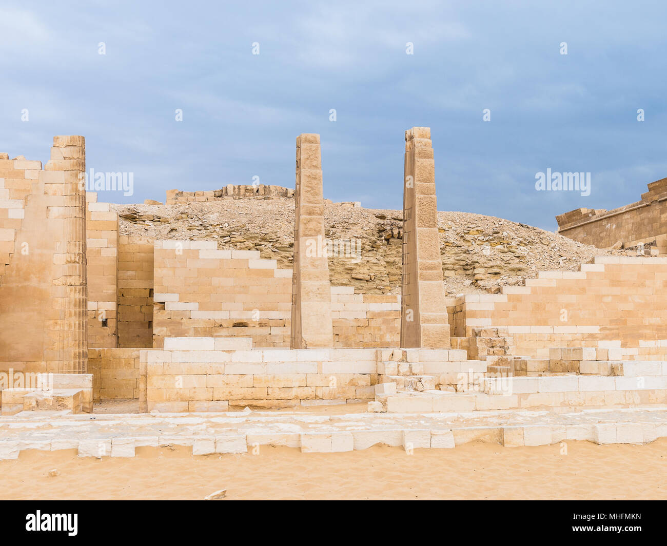 Funerary complex of zoser hi-res stock photography and images - Alamy