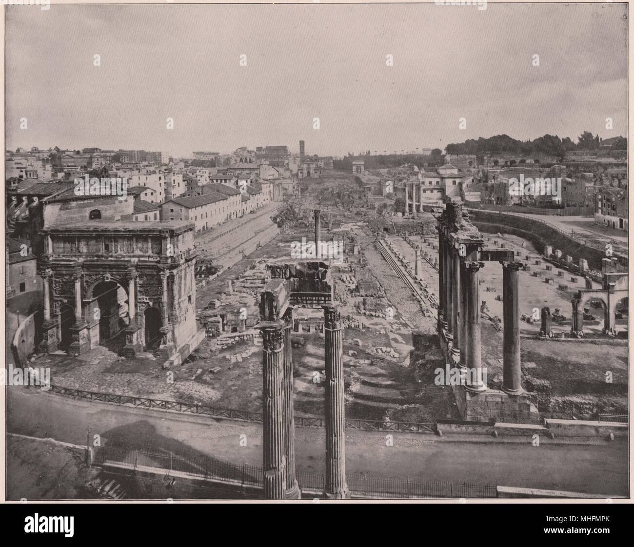Rome forum 19th century hi-res stock photography and images - Alamy