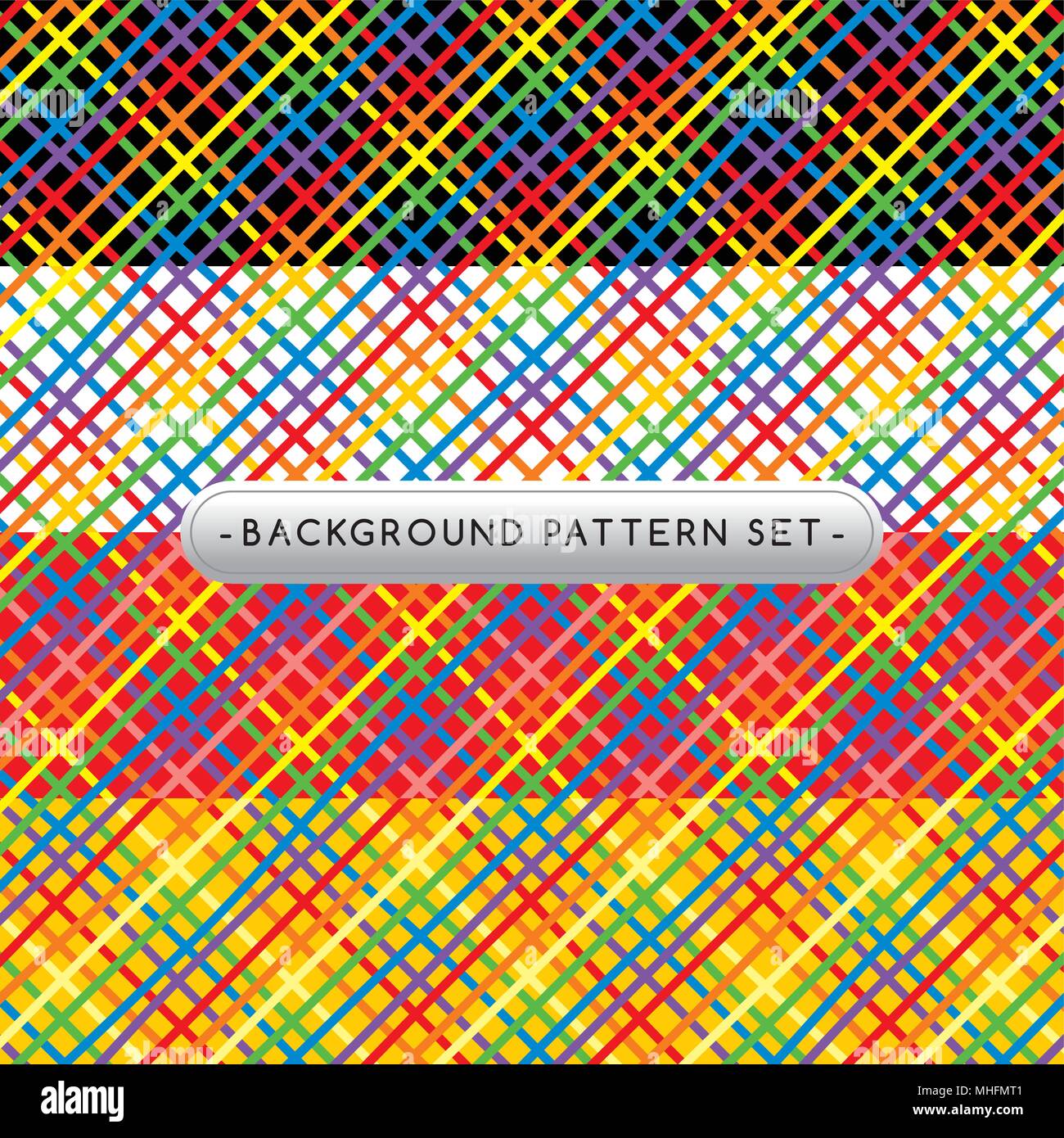 background pattern set collection vector art illustration Stock Vector ...