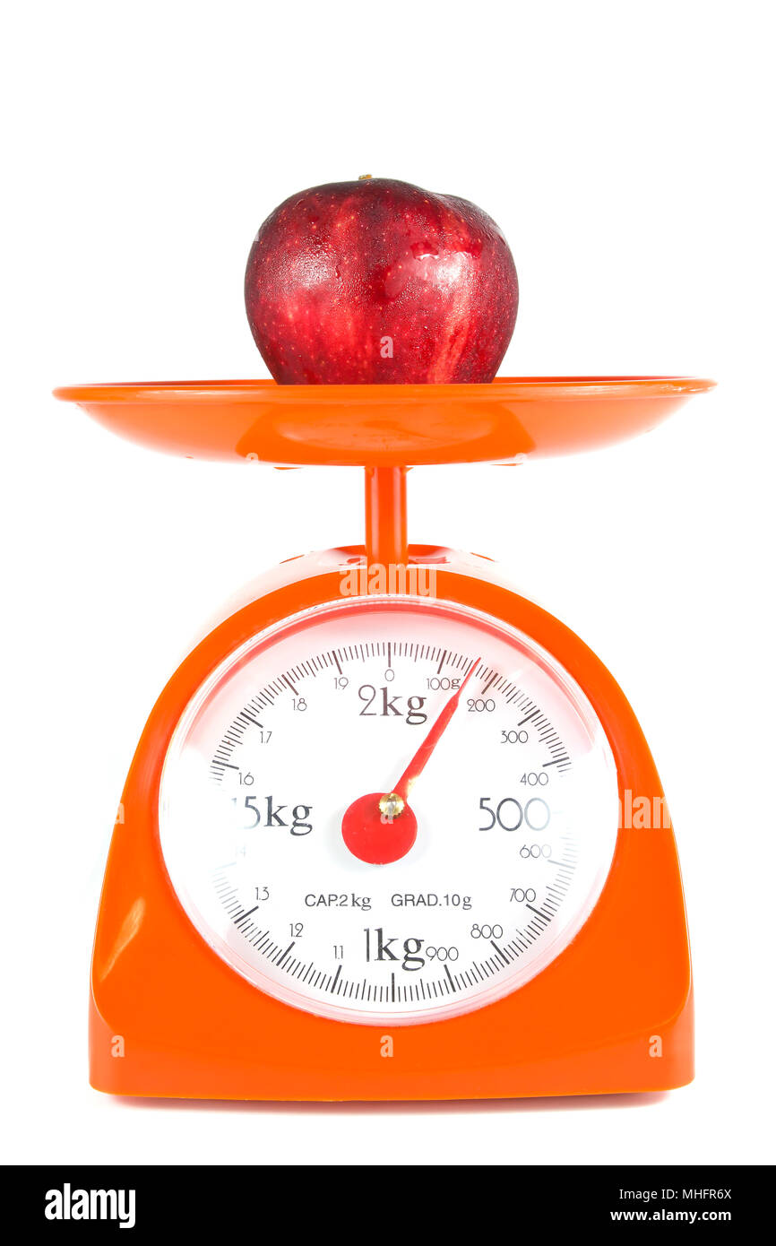 Weighting fruits Cut Out Stock Images & Pictures - Alamy