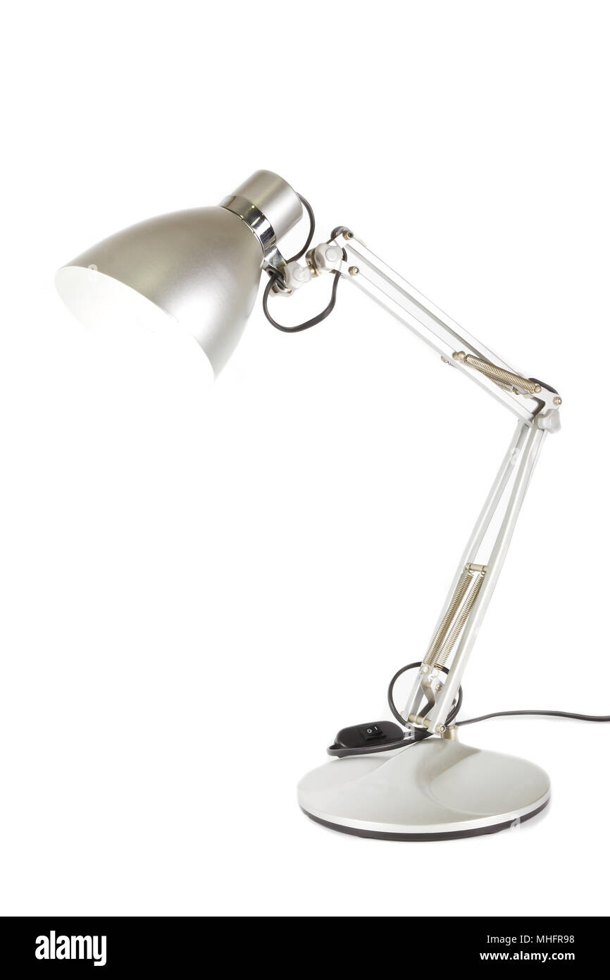 desk lamp modern on white background Stock Photo - Alamy