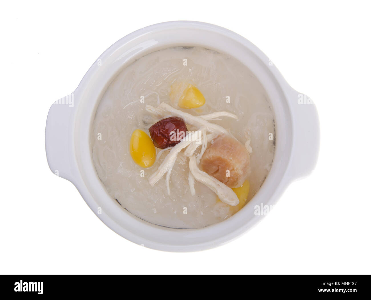 Bird's nest. Boiled bird's nest. Chinese food style Stock Photo - Alamy