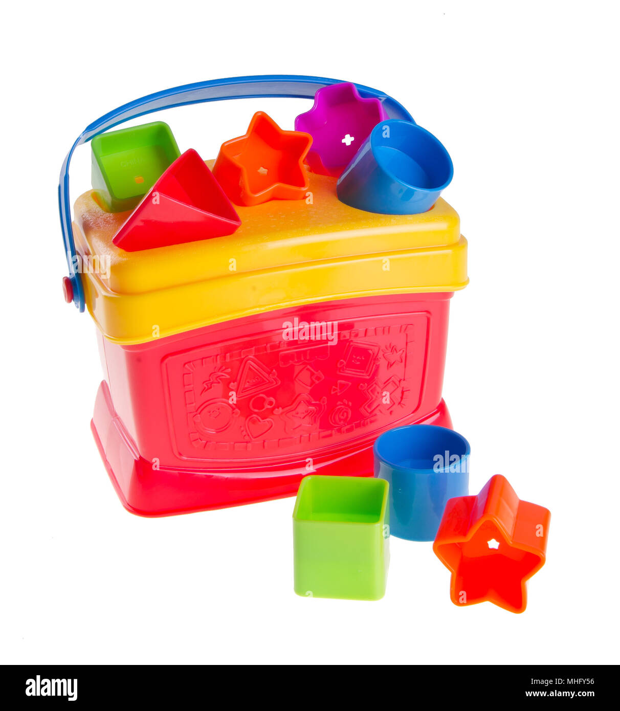 Shape Sorter. Childs toy shape sorter on background Stock Photo - Alamy