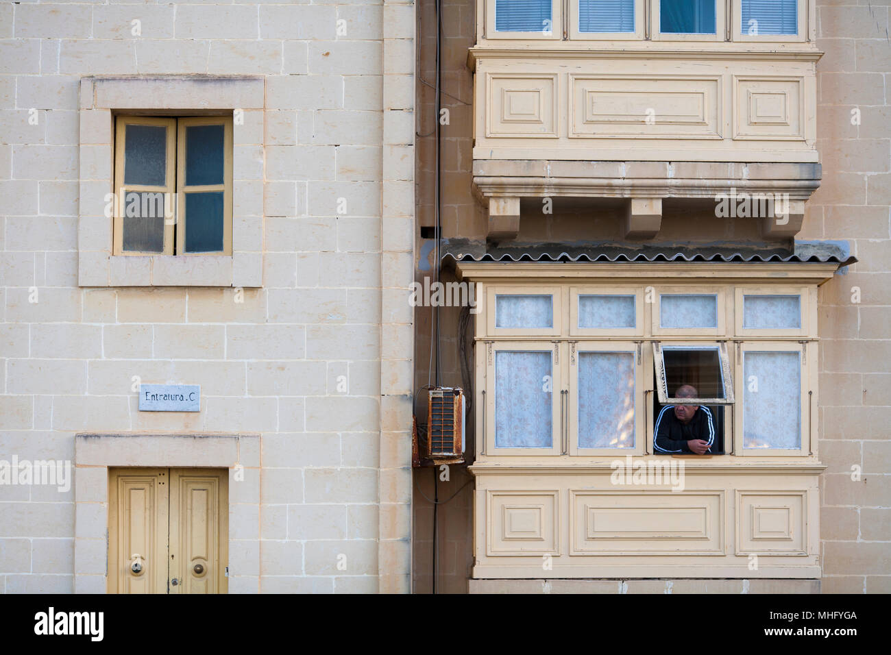 Valletta is well known for its iconic window boxes or Oriel windows ...