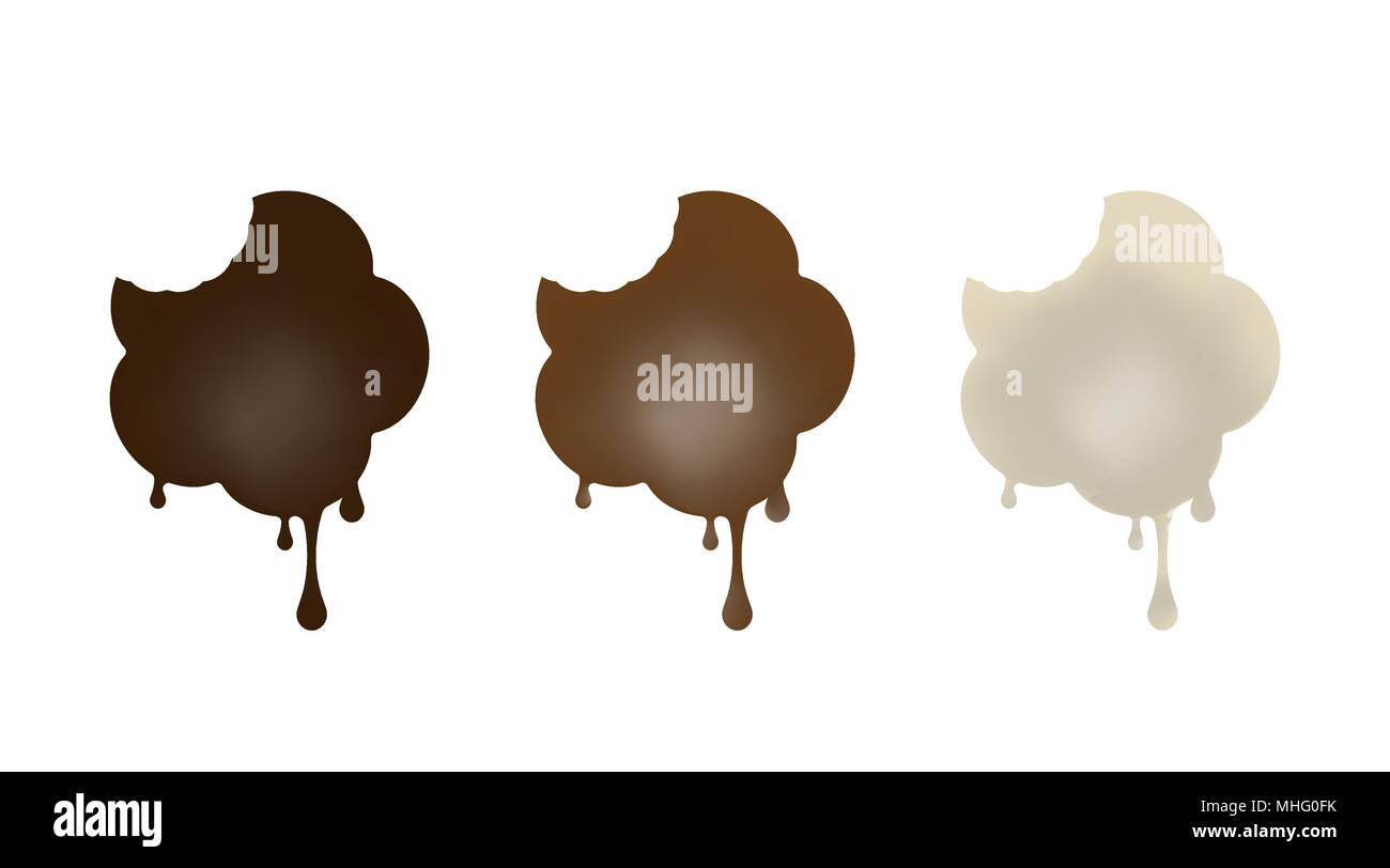 Flower shape dessert Stock Vector Images - Alamy