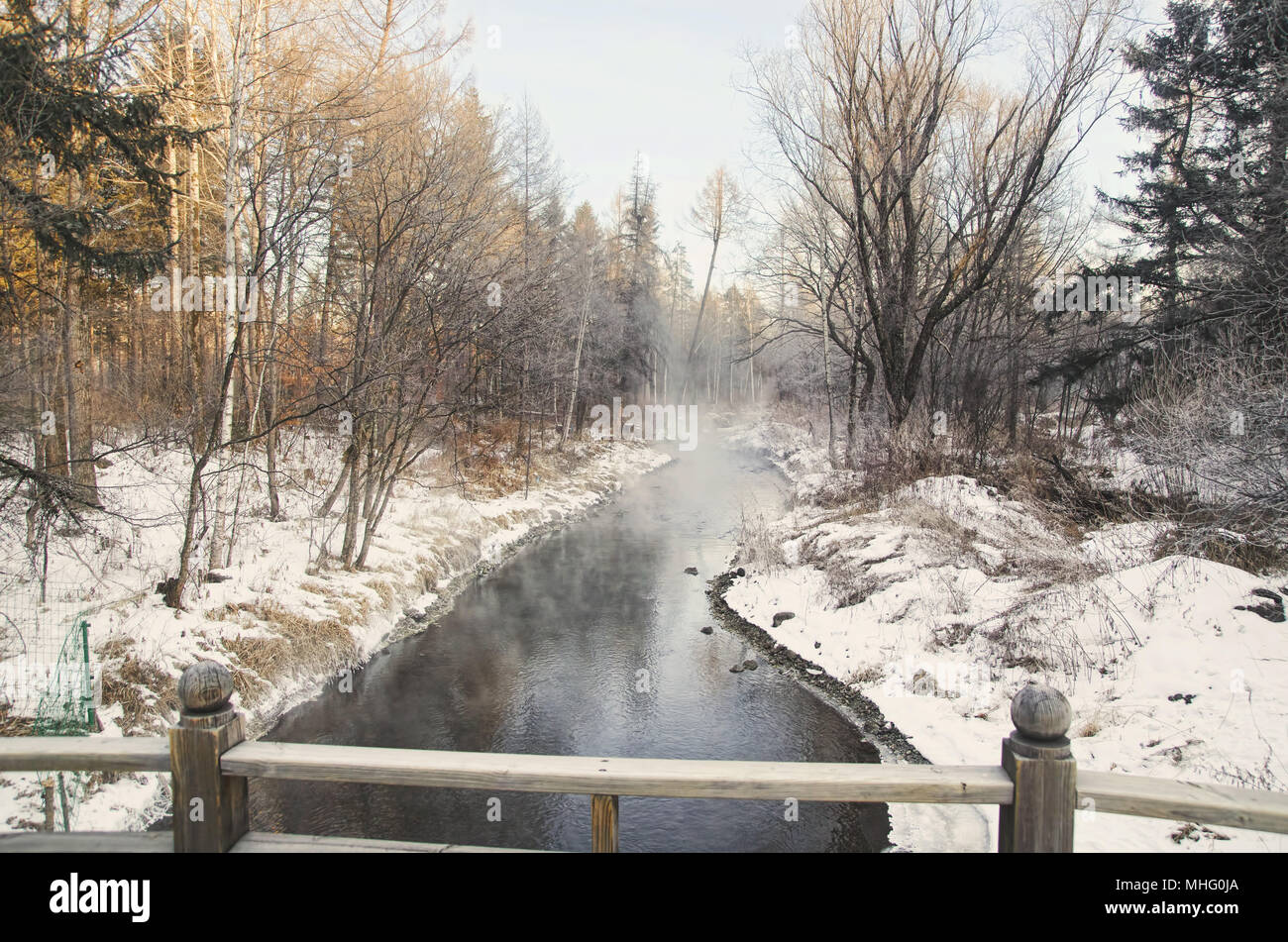 A river in "Devil World" (Mojie Scenic Area Stock Photo - Alamy