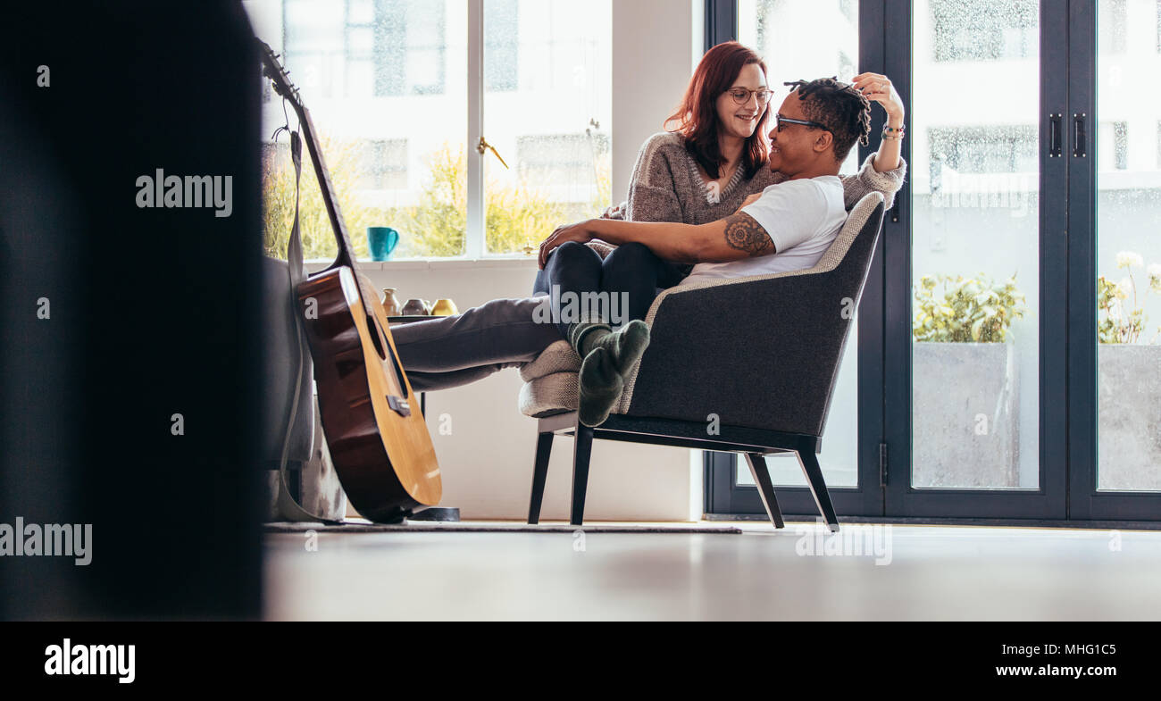 Woman Sitting On Chair