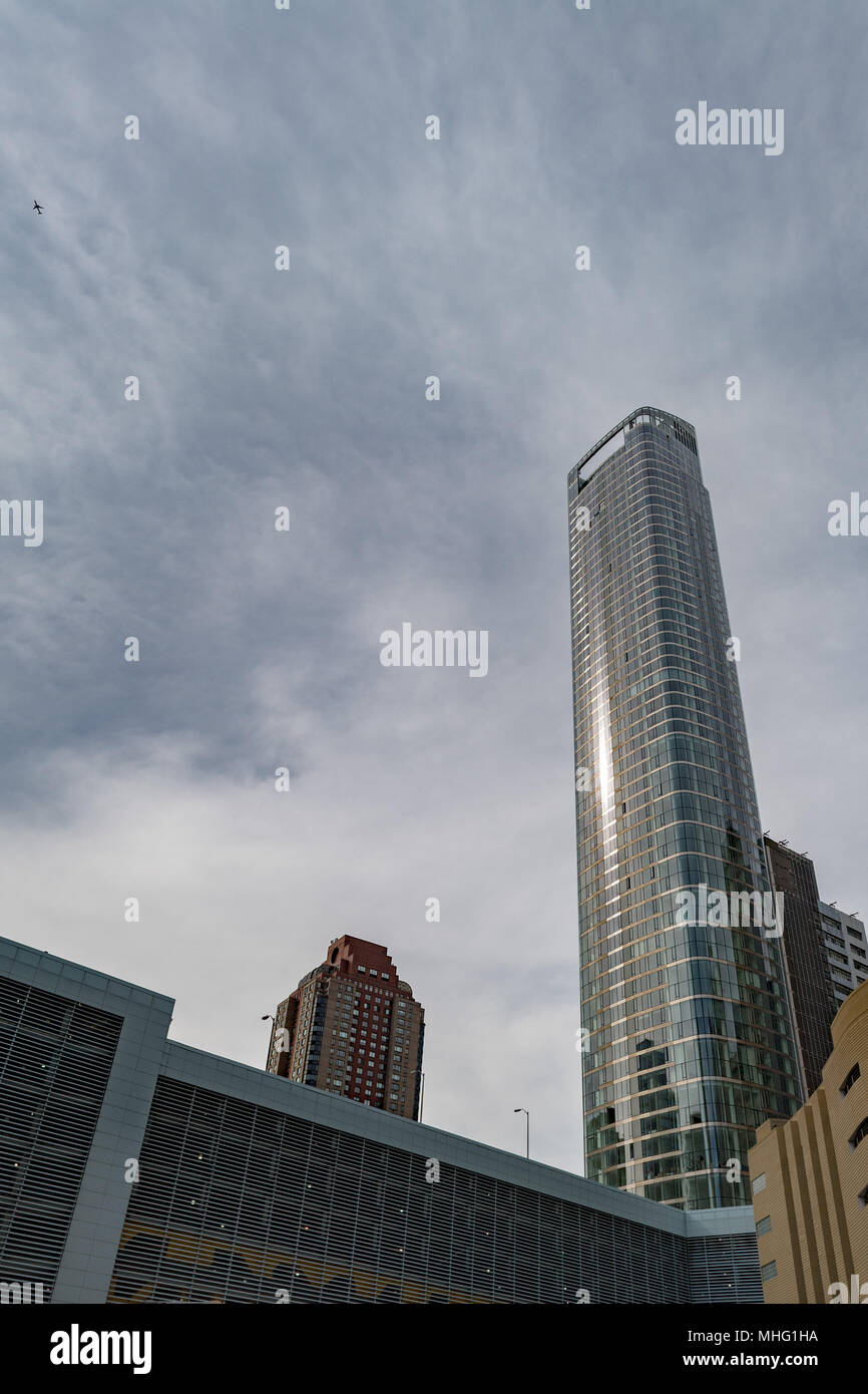 new york trinity place buildings view Stock Photo - Alamy