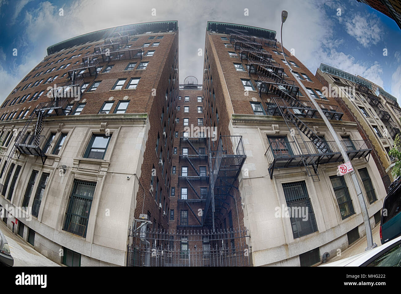 new york morningside height building view Stock Photo - Alamy