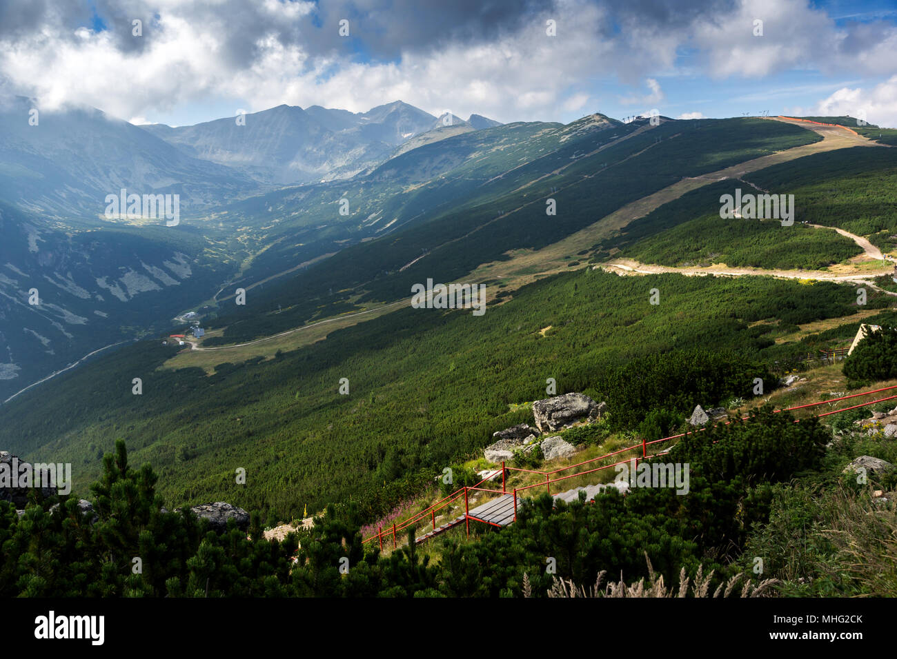 Dark clouds over Musala peak, Rila mountain, Bulgaria Stock Photo - Alamy