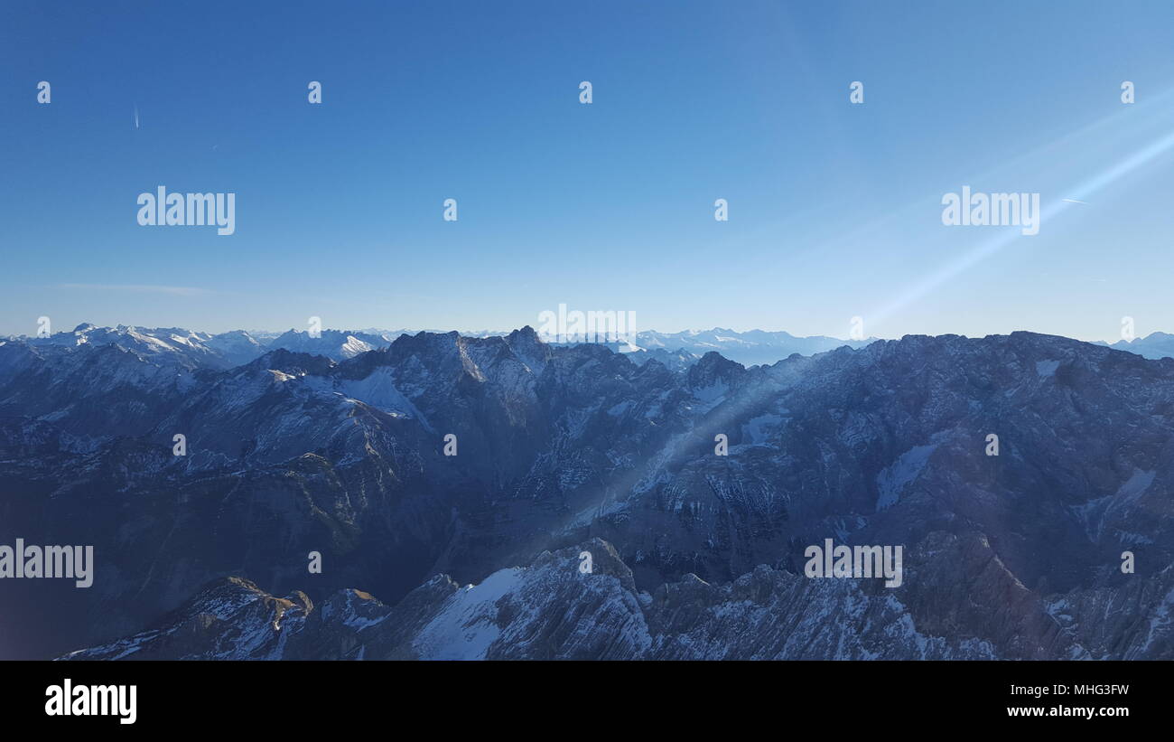 German alps in winter Stock Photo - Alamy