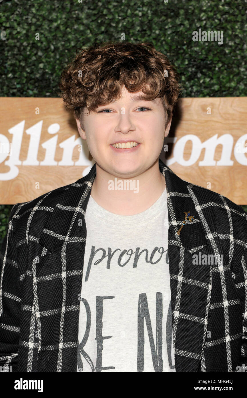 New York, United States. 25th Apr, 2018. Ellie Desautels attends ...